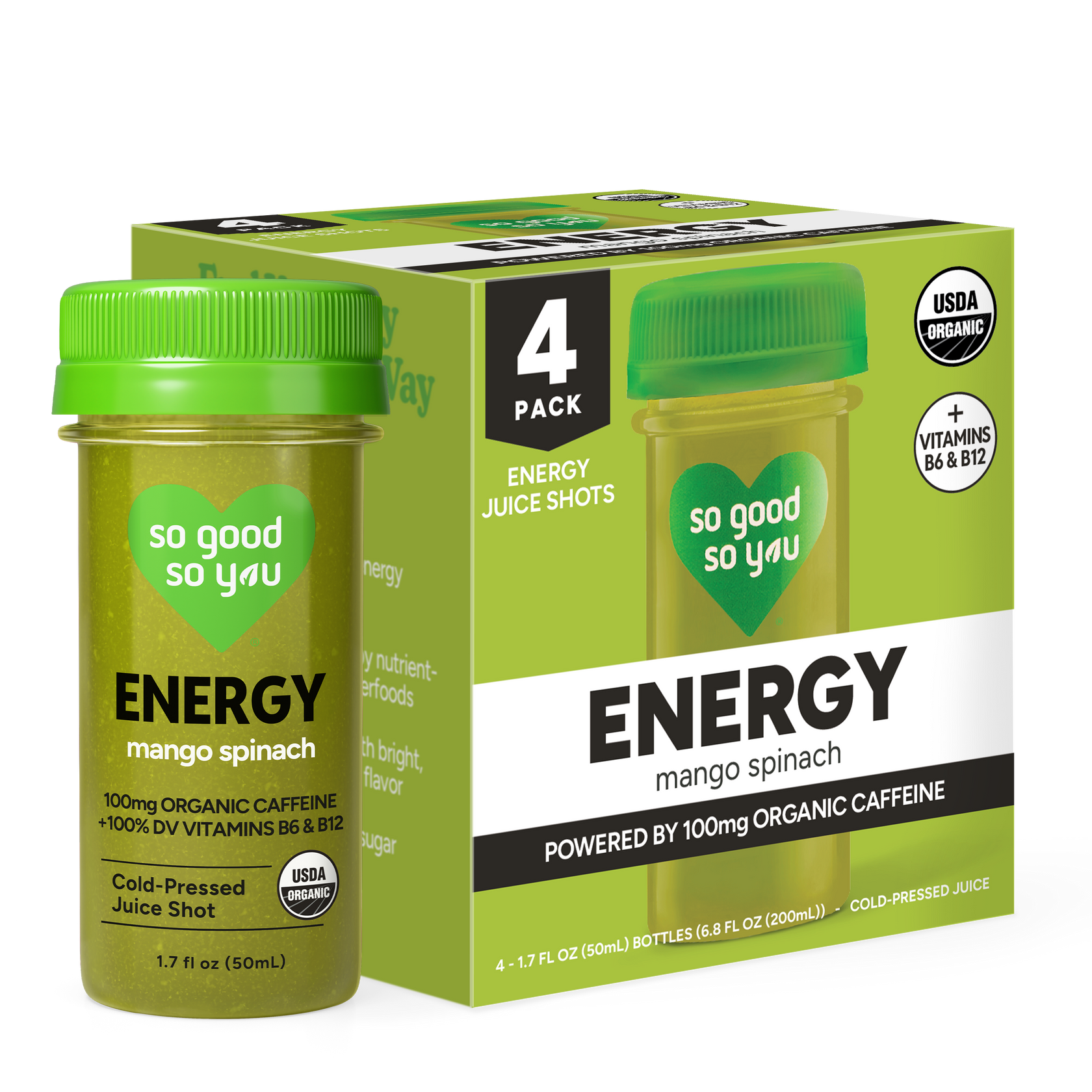 Organic Energy Juice Shots | So Good So You
