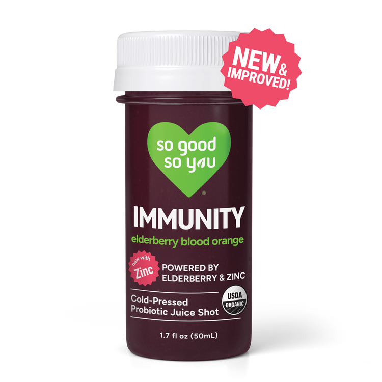 Immunity Juice Shots with Probiotics | So Good So You