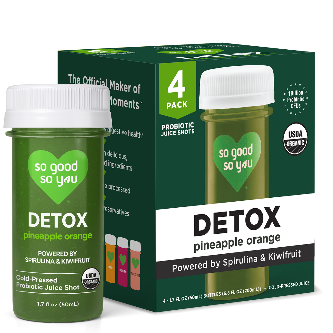 Probiotic Detox Juice Shots | So Good So You