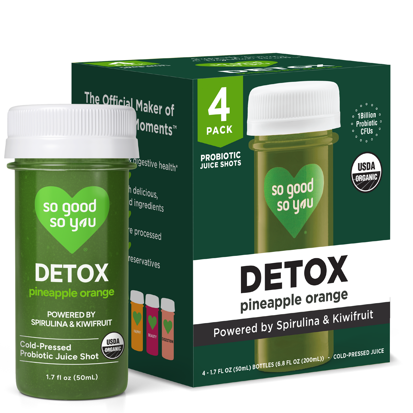 Probiotic Detox Juice Shots | So Good So You