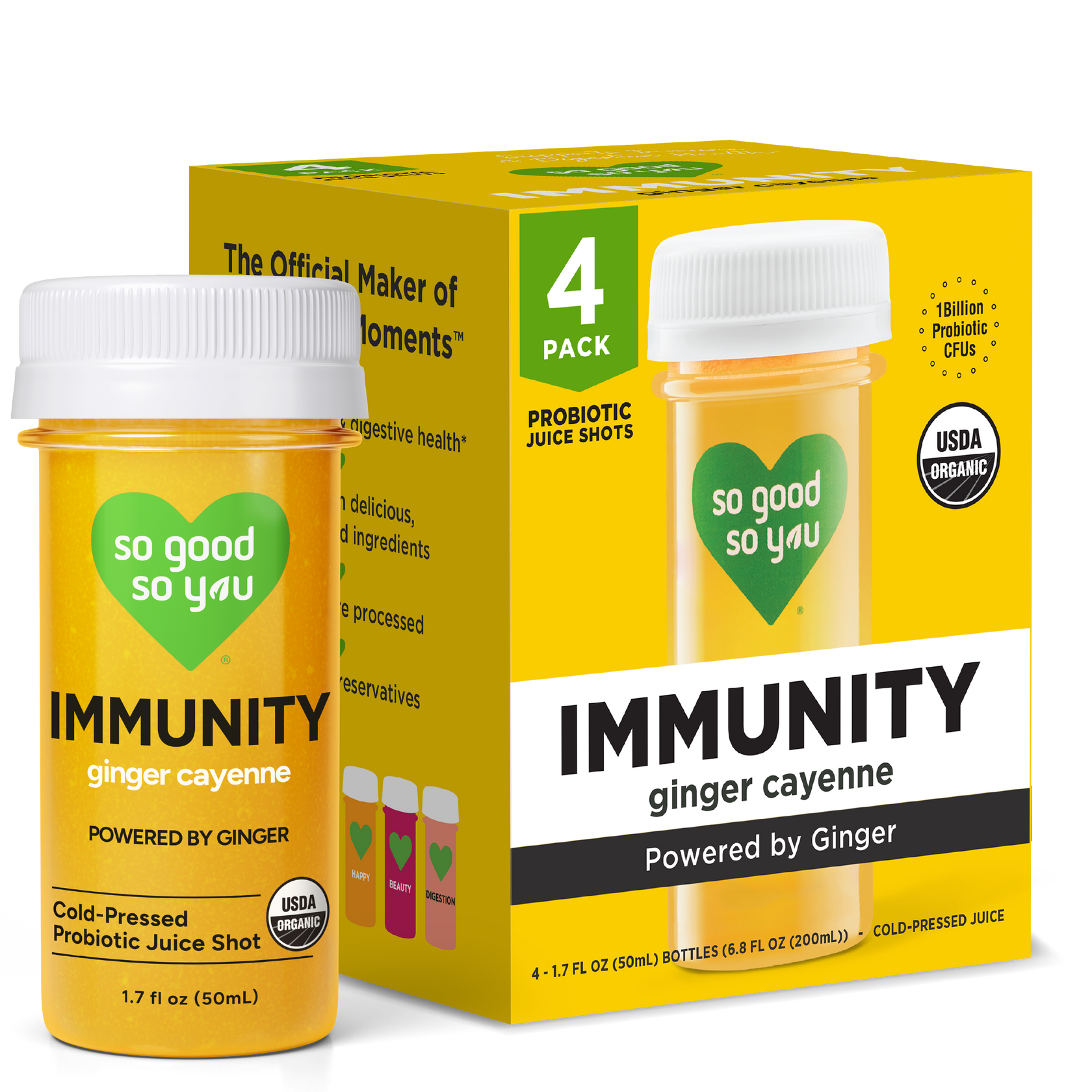 Immunity | Probiotic Juice Shots | So Good So You