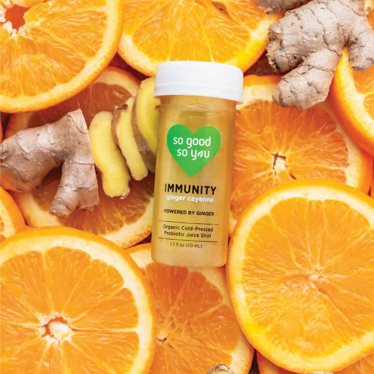 Immunity Juice Shots with Probiotics | So Good So You