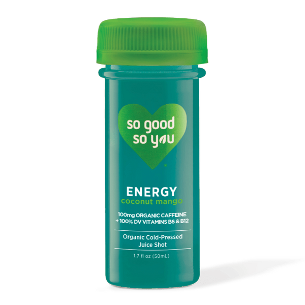 Coconut Mango Organic Energy Shot | So Good So You