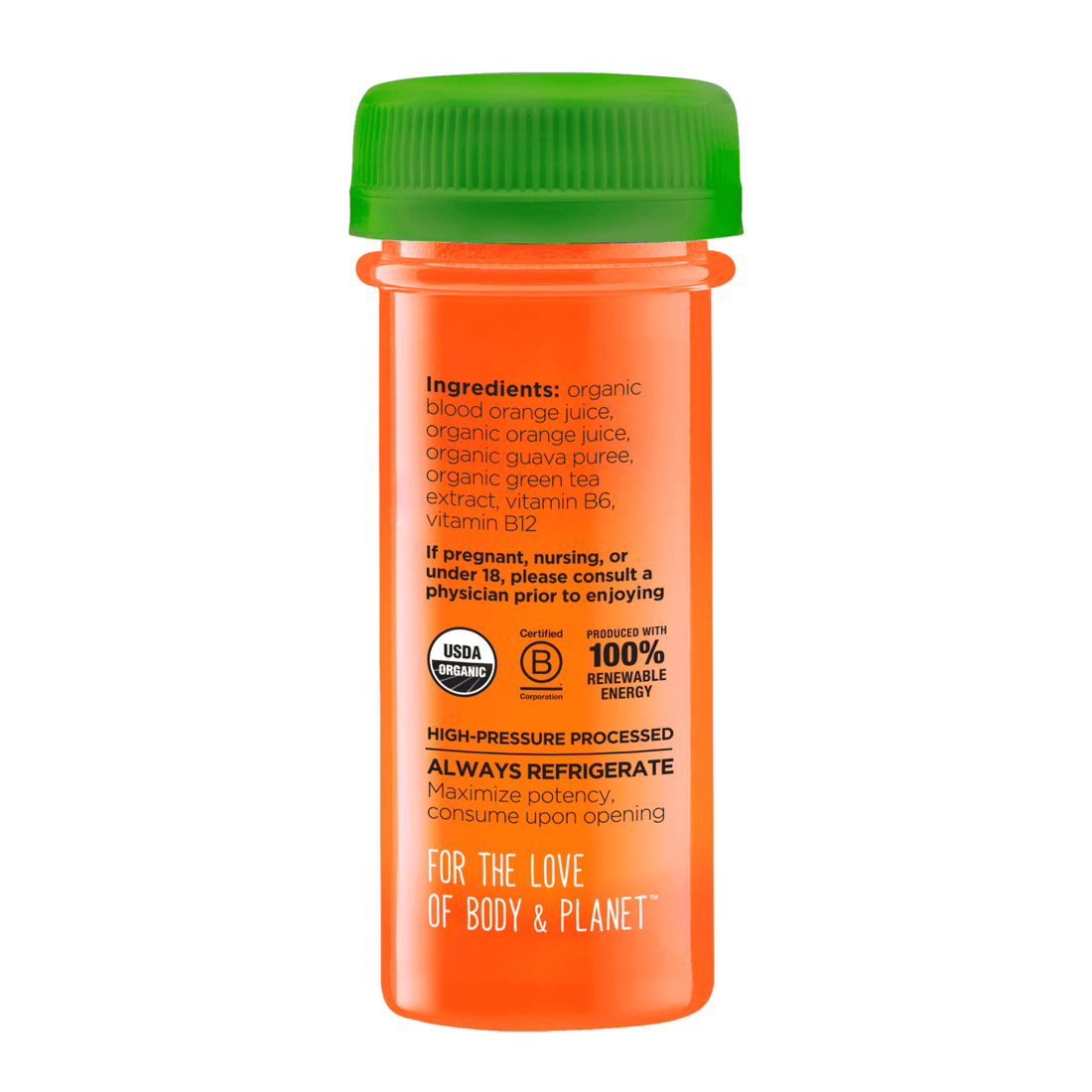 Orange Guava Organic Energy Shot | So Good So You