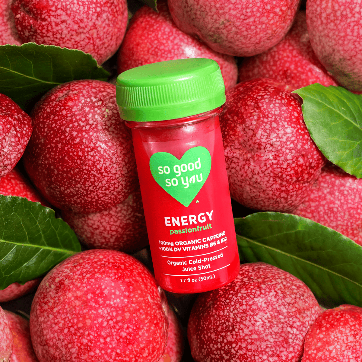 Passionfruit Organic Energy Shot | So Good So You