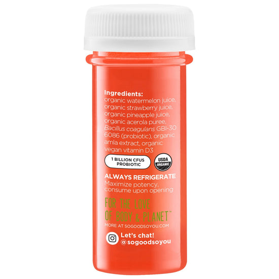 Immunity Juice Shots with Probiotics | So Good So You